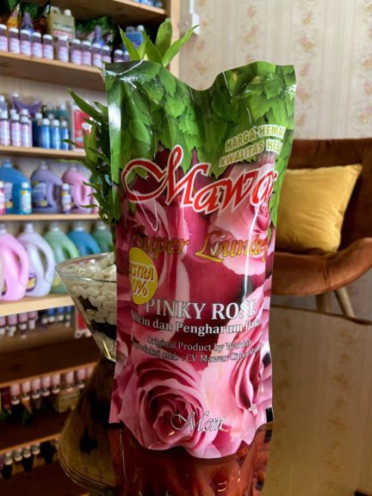 MAWAR WARDAH MCM PINKY ROSE (PINK) 900ML / PARFUM LAUNDRY / MAWAR SUPER ...