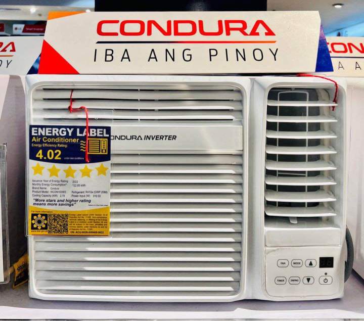 Brand New Condùra Window-type Inverter Aircon (COMPACT) 0.75hp & 1.0hp ...
