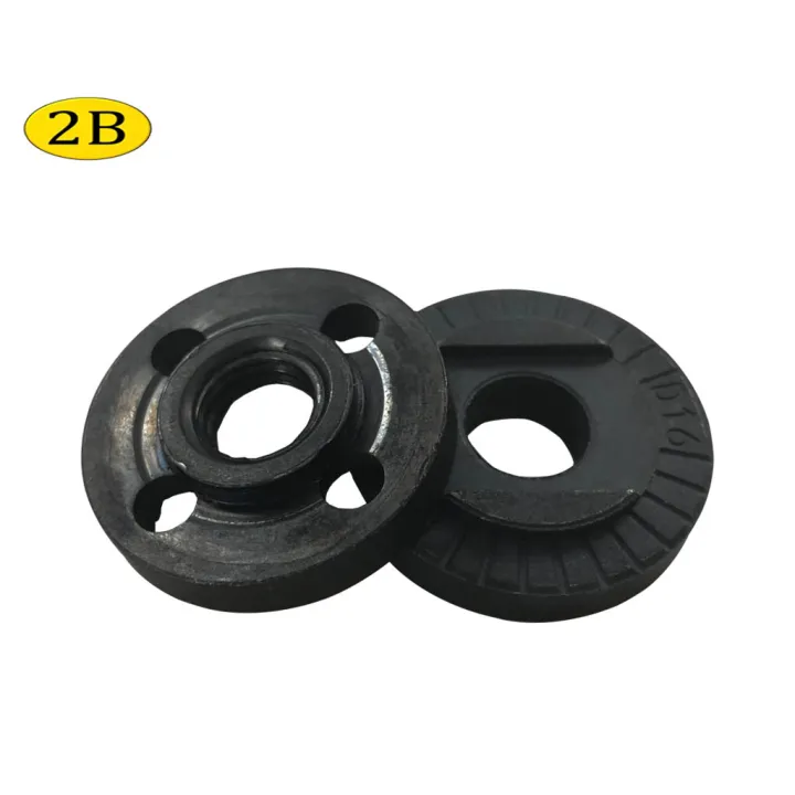 2B Flange Nut Set for Angle Grinder 4 inch M10 Threaded Lock Nuts FN ...