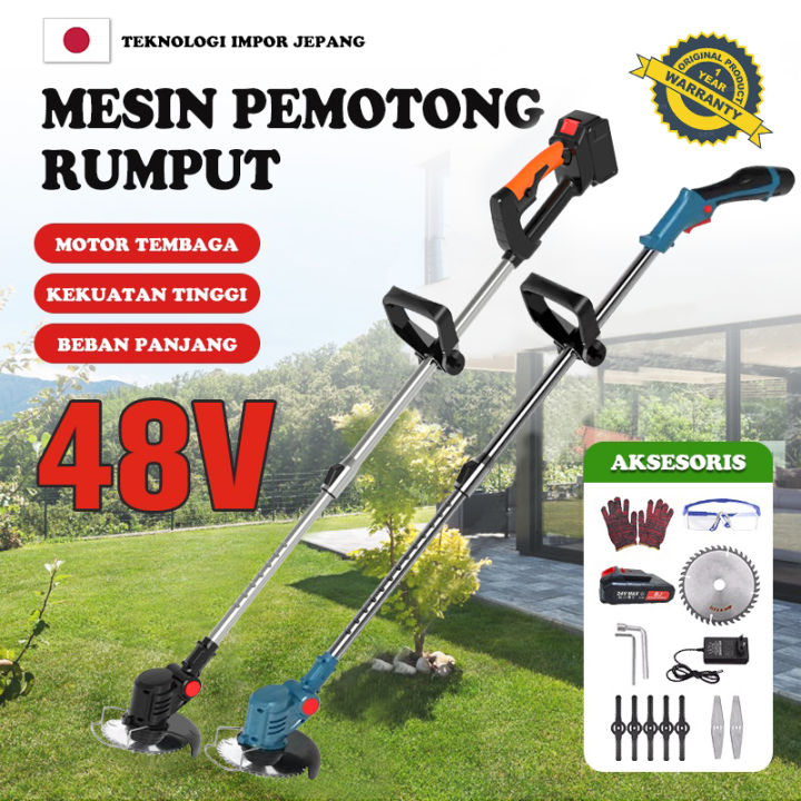 IRONHOOF Mesin Potong Rumput Baterai 48V Mesin Pemotong Rumput Cordless ... IRONHOOF Mesin Potong Rumput Baterai 48V Mesin Pemotong Rumput Cordless ...