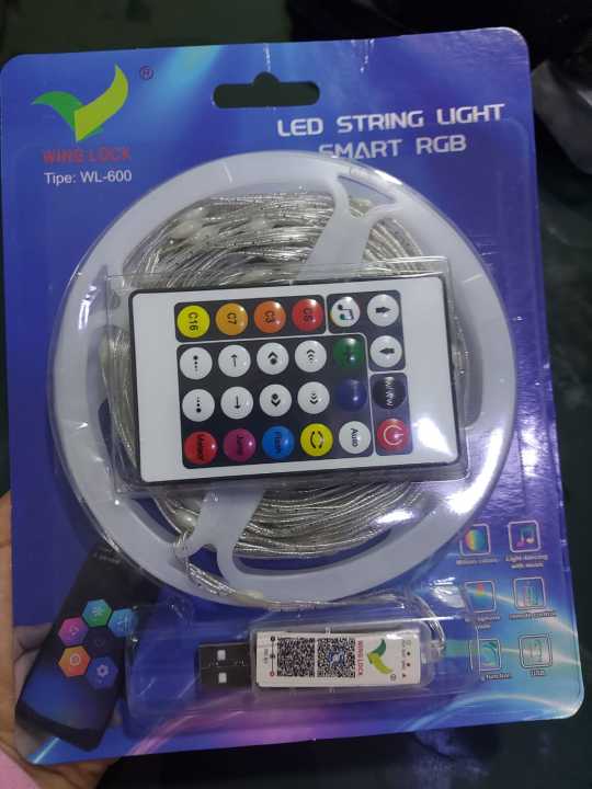 LED strip RGB remot WL 600 , lampu strip winglock | Lazada Indonesia