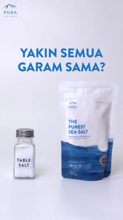 Pura Sea Salt Fine 300 gr | Lazada Indonesia