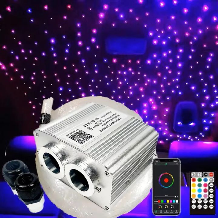 Optic Lighting phone APP Twinkle Fiber engine RF Music control Cable ...