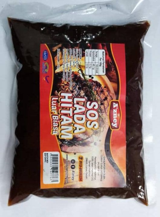 Sos Lada Hitam Luar Biasa 1 KG | Lazada