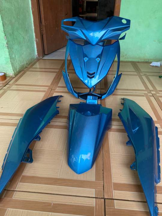 COVER FULL BODY HALUS HONDA BEAT FI 2013-2015 BIRU RELAXA | Lazada ...