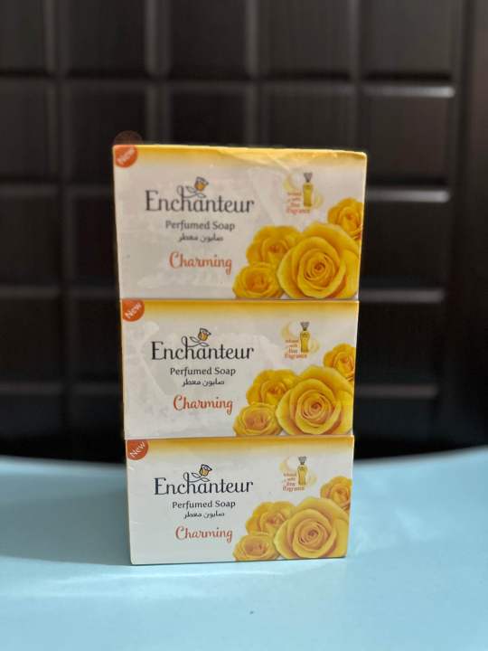 Enchanteur Perfumed Bar Soap, Charming, Enticing, Romantic, 125g ...