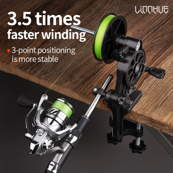 LINNHUE Lightweight Fishing Line Winder Spooler Antirust Sturdy Line ...