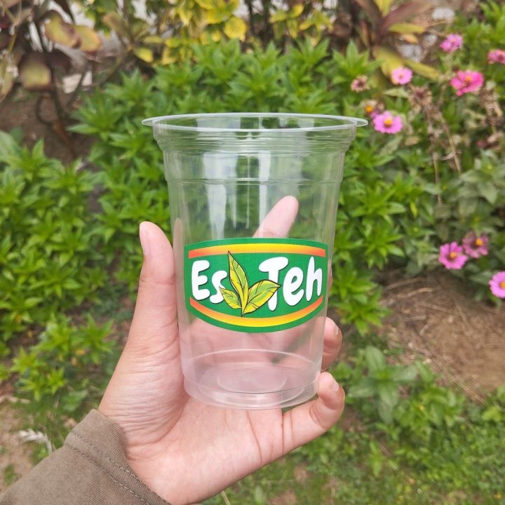 stiker label es teh | Lazada Indonesia