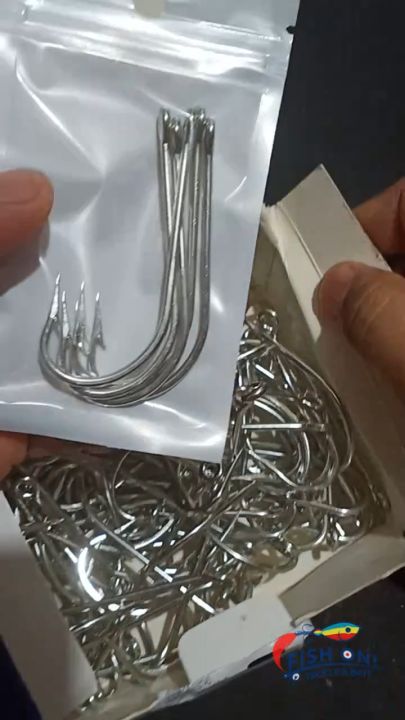 5pcs MUSTAD 3407D Big Fishing Hooks Long Shank for Big Baits (REPACKED ...
