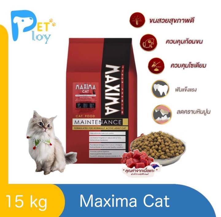 MAXIMA CAT MAINTENANCE 15 KG อาหารสำหรับแมว 15 กก. | Lazada.co.th