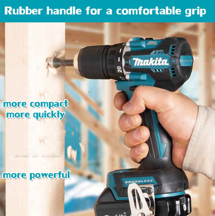 MAKITA ddf485 (1 Charger 2 Batteries) Brushless electric drill, 18v ...