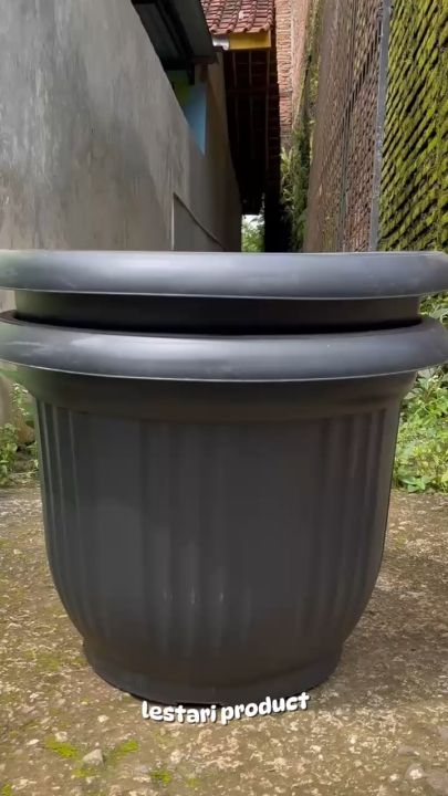POT TANAMAN BESAR JUMBO HITAM 40/50/60 POT BESAR UKURAN 40/50/60 MURAH ...