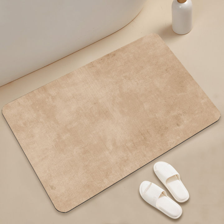 Ultra-Thin Absorbent Quick-Dry Tech Bathroom Mat Door Mat Non-Slip ...