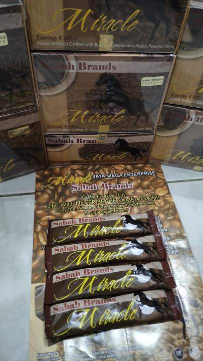 Original Sabah Miracle Coffee Legit Effective Enhancement for Men and ...