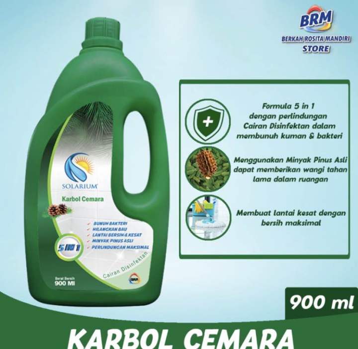 BRM SOLARIUM KARBOL CEMARA ISI 900ml | Lazada Indonesia