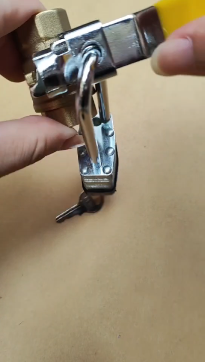 Heavy Duty Brass Ball Valve w/ Lock Wing 1/2 and 3/4 for Water Meter ...