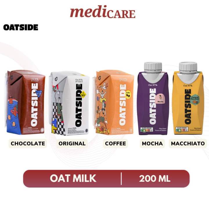 OATSIDE Barista Blend/Chocolate/Coffee Latte/Mocha/Macchiato Oat Milk ...