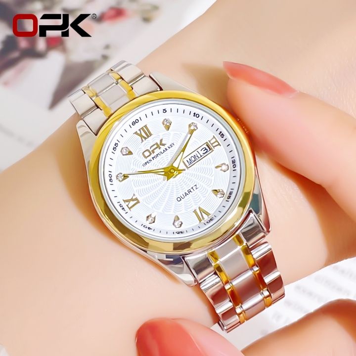 OPK Watch for Women New Style Waterproof Original Stainless steel ...