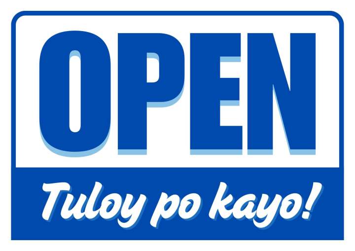 Laminated Signages Open and Closed SignLaminated A4 Big Size Signage ...