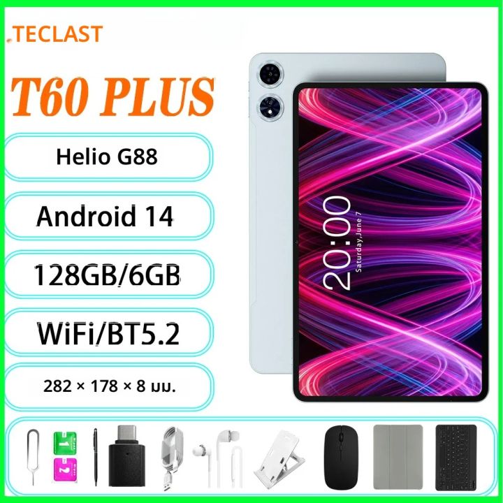 Teclast T60 Plusแท็บเล็ต 12 นิ้วMTBK Helio G88 8-Core CPU 6GB RAM 16GB ...
