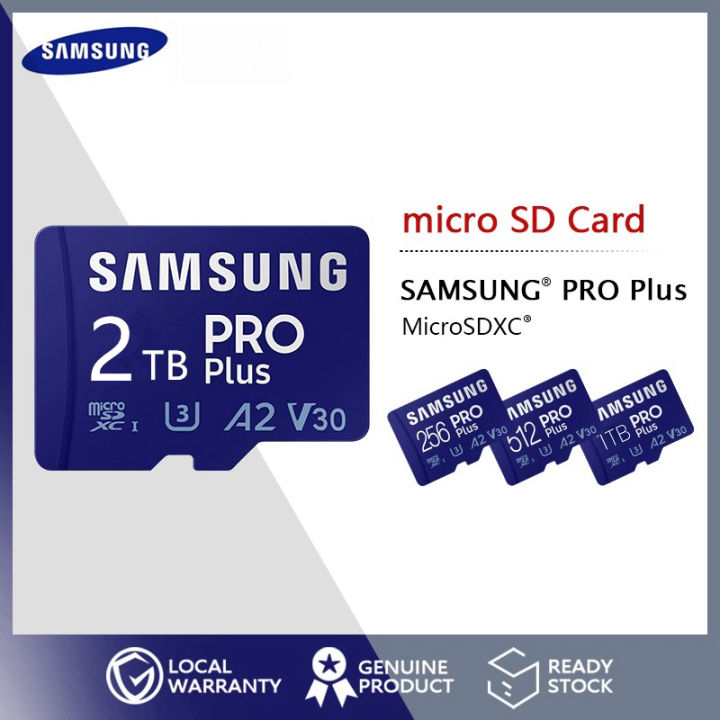 Samsung Hot Selling PRO Plus 128GB 256GB 512GB 1TB 2000GB TF Card Micro ...