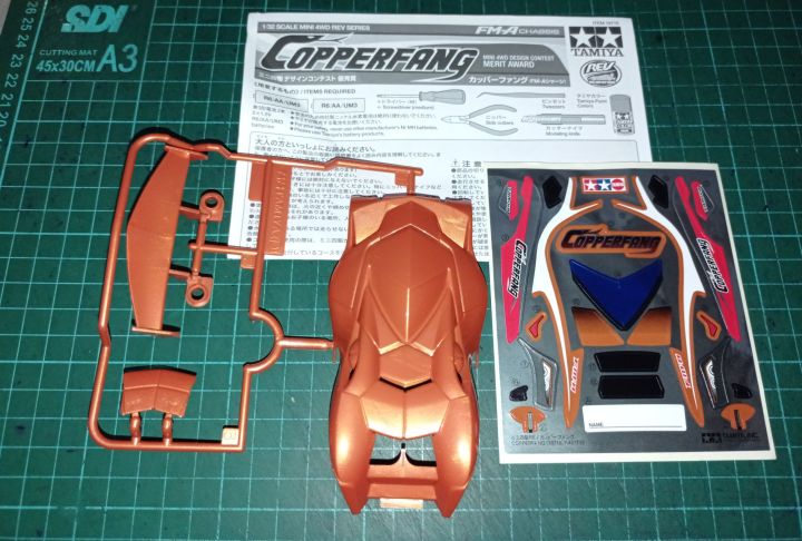 Body dan Decal Stiker Copperfang Untuk Chassis FMA Original Tamiya ...