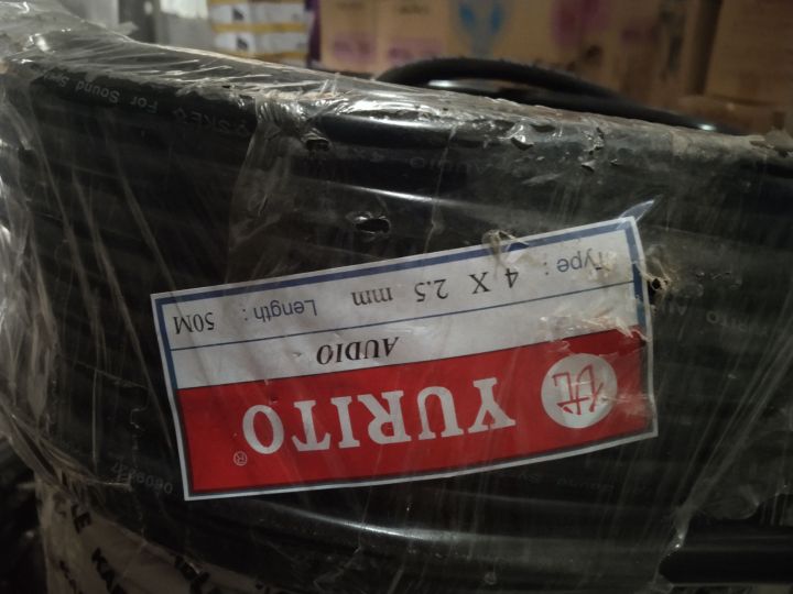 kabel speaker titans / yurito 4x2,5 original ( per 1 meter ) tembaga ...