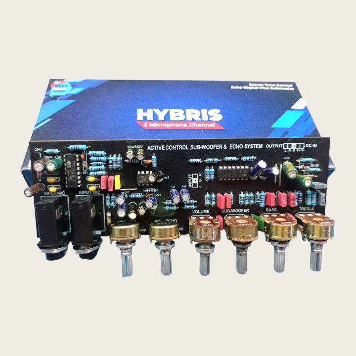 KIT TONE CONTROL STEREO - TONE CONTROL STREO + SUBWOOFER+ECHO (HYBRIS ...