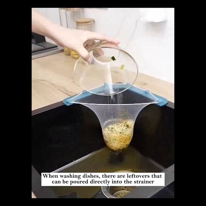 Triangle Food Waste Sink Filter Net Penapis Sisa Makanan Sinki Dapur ...