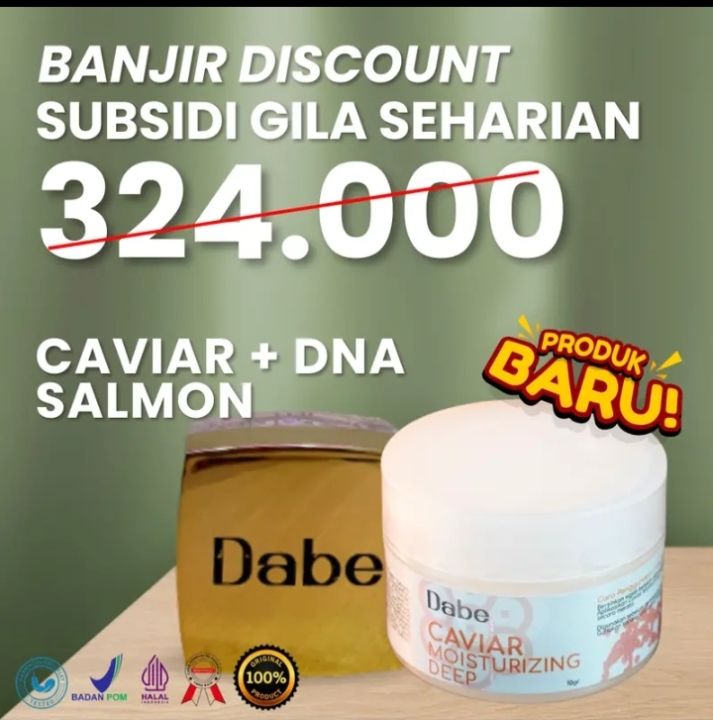 DABE BEAUTE DNA SALMON JELL & CAVIAR MOISTURIZER | Lazada Indonesia