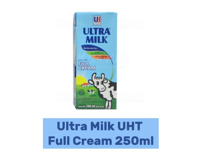 Susu UHT Ultra Milk Full Cream 250ml | Lazada Indonesia