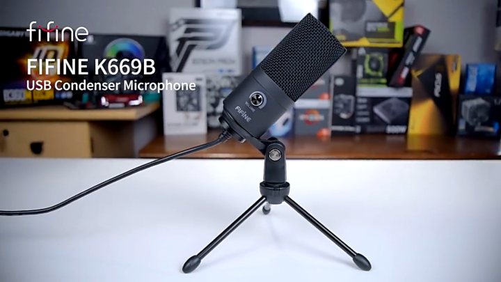 FIFINE K669B USB Microphone, Metal Condenser Recording Microphone for ...