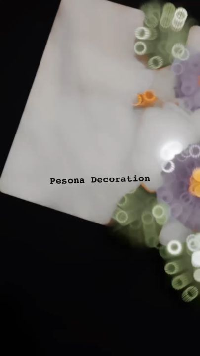 Wall Decor Murah Model Abstrak Bunga Rose Hexagonal/Segi Enam Ukuran ...