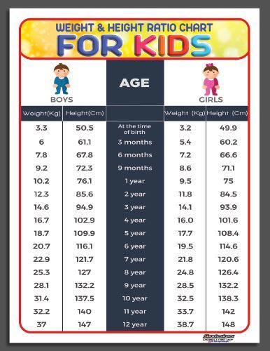 EDUCATIONAL TARPAULIN CHART WEIGHT & HEIGHT RATIO FOR KIDS 45X60CM | Lazada PH
