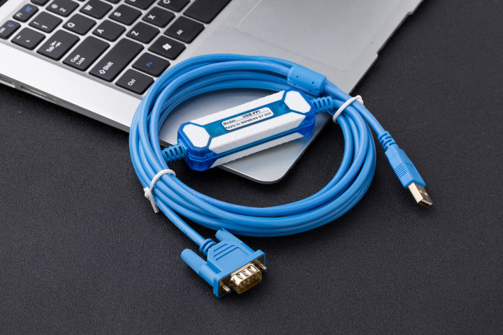 USB-PPI เหมาะสำหรับ Siemens สายดาวน์โหลด S7-200เขียนโปรแกรมพีแอลซี,สาย ...