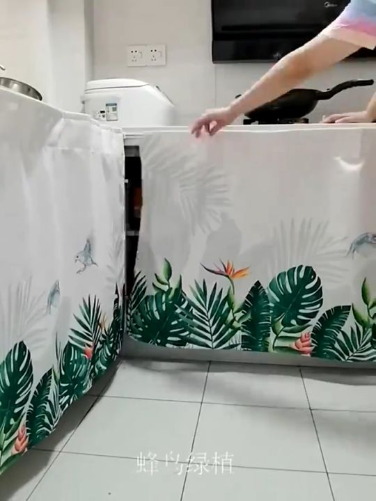 【Buy3 Take3=6Pcs】 100*70cm Big Sale 6Pcs Kitchen Sink Curtain Butterfly ...