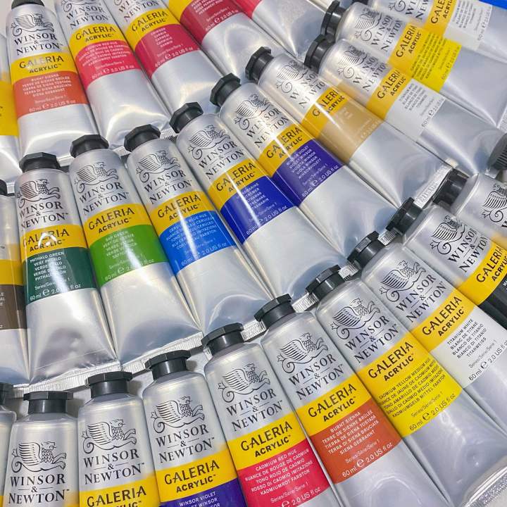 🇲🇾 Winsor Newton Galeria Acrylic Paint 60ml 47 Colors Satin Finish ...