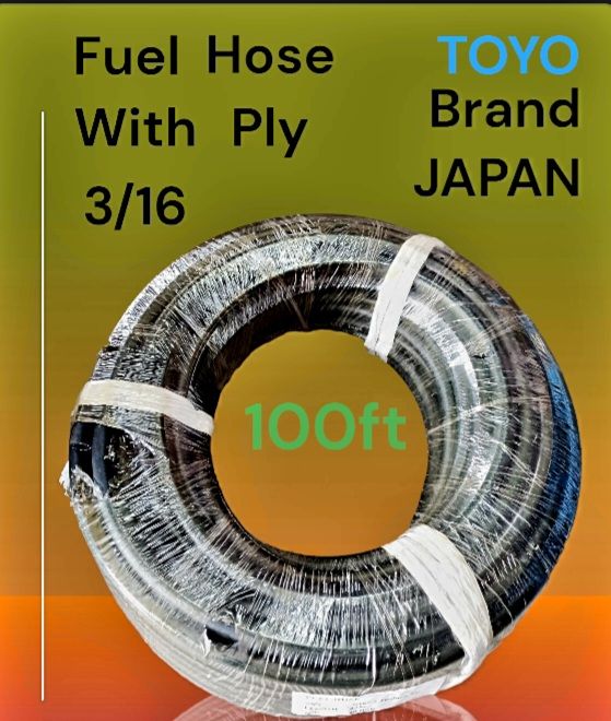 100ft Fuel Hose w/ply 3/16 Toyo brand japan (price is for 100ft ...