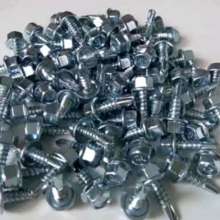 baut rofing 10X16mm /baja ringan/ruping/skrup HARGA PER 100pcs | Lazada ...