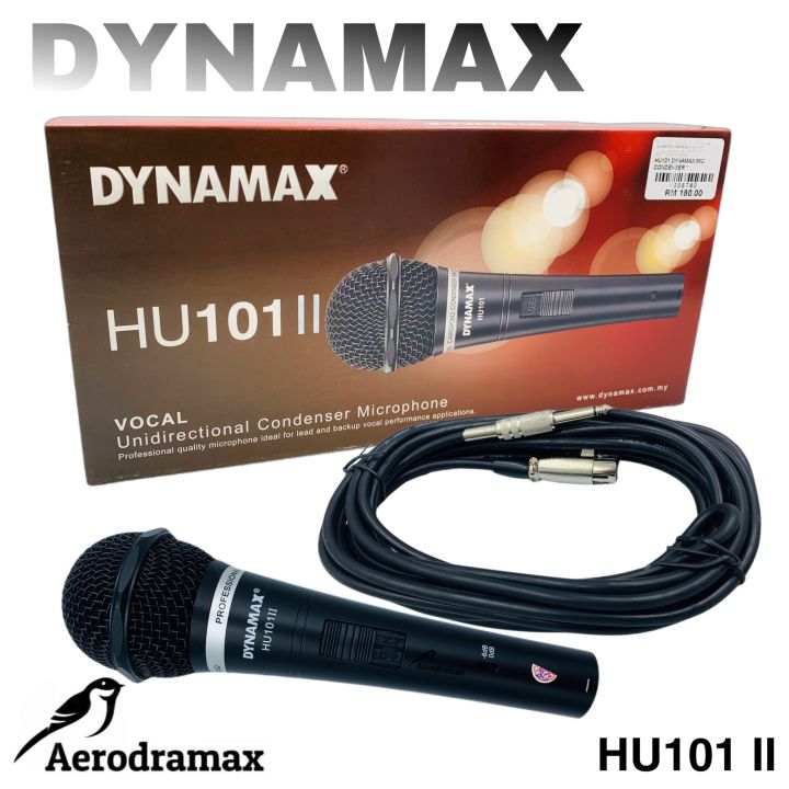 DYNAMAX HU101 II Vocal Unidirectional Condenser Microphone | Lazada