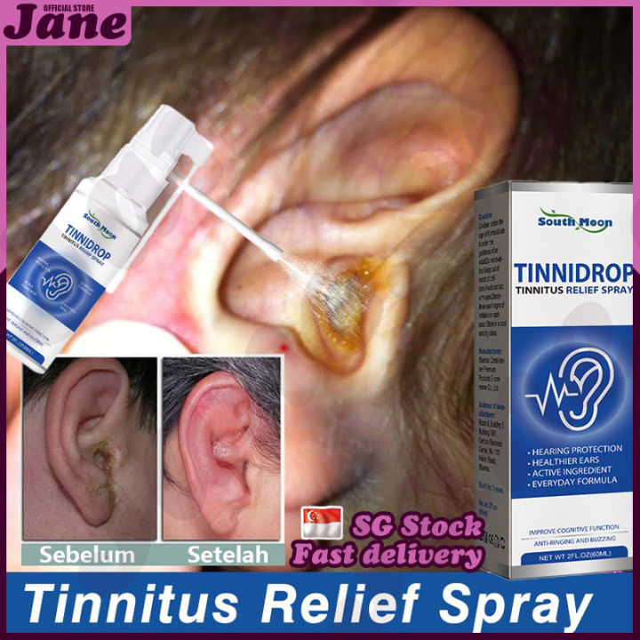 🎈SG stock🎈 Tinnitus relief spray / Ear ringing relief / Ear wax removal ...