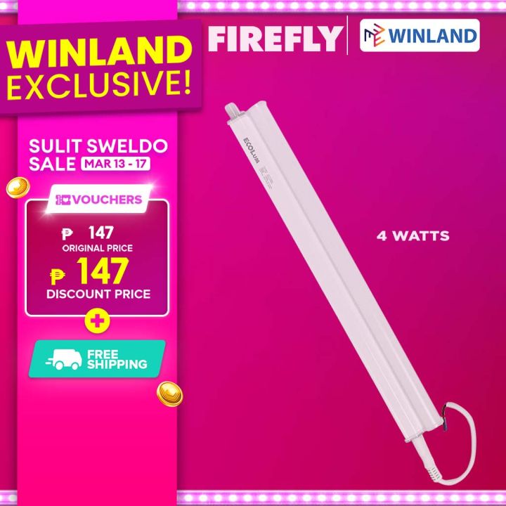 Firefly by Winland ECOLUM LED T5 Batten 4watts Daylight CBTST5DL04 ...