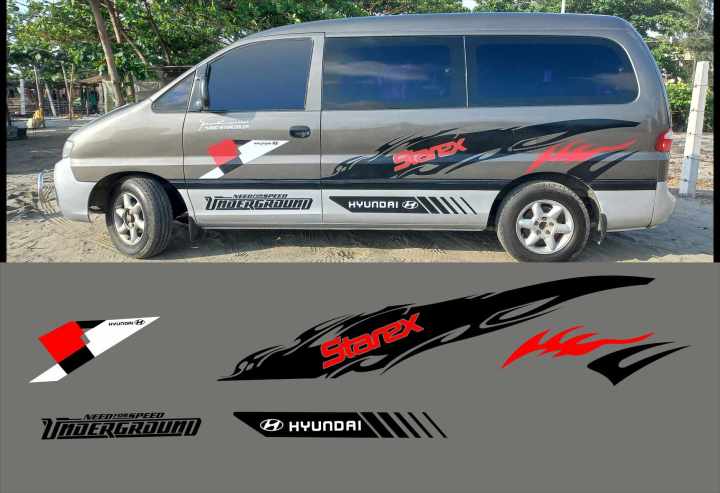 Hyundai Satarex 2 side decal sticker (Vinyl) | Lazada PH