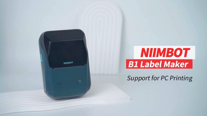NIIMBOT Label Printer B1 20-50mm, Portable Bluetooth Inkless Price Tag ...