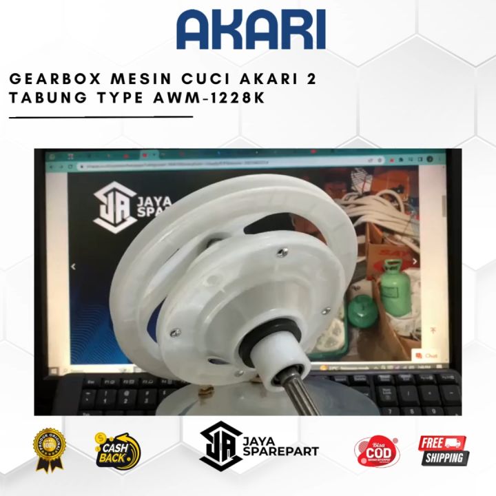 AWM-1228K Gear Box | Gearbox Mesin Cuci Akari 2 Tabung Type AWM-1228K ...