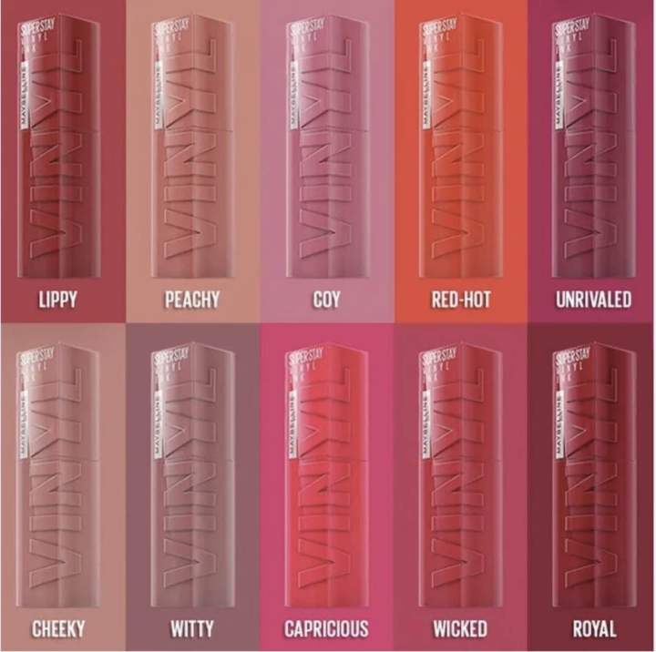 Maybelline Super Stay Vinyl Ink Liquid Lipstick | Lazada PH