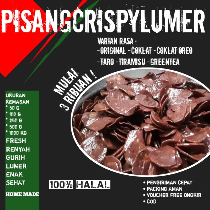 Pisang Crispy Lumer Varian Rasa Kualitas Premium | Lazada Indonesia