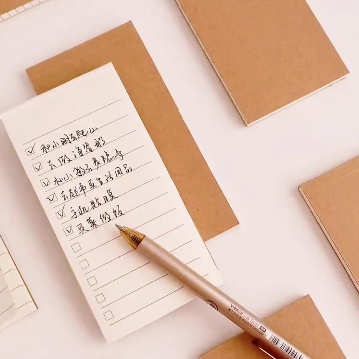 Notes Kraft Paper Small Notebook Portable Mini Notepad Schedule Planner ...