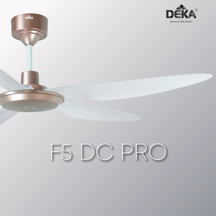 🔥UPGRADED F5DC🔥DEKA F5DC PRO 56" Baby Fan 46" 5 Blade DC Motor 20 ...
