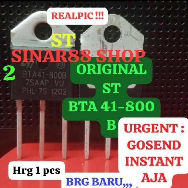 ST BTA41-800B BTA 41-800B 41-800 B SCR THRYSTOR ST ORIGINAL IGBT MOSFET ...